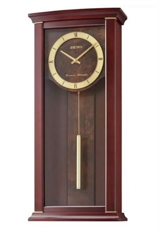 Dollar.Bid - Seiko Wooden Pendulum Chiming Wall Clock