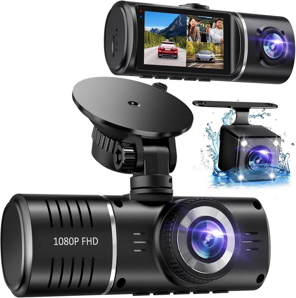 Dollar.Bid - Dash Cam Front and Rear WiFi GPS 2K Full HD Smart Dash ...