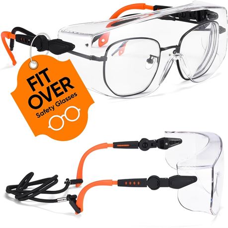 Dollar.Bid - Safeyear Over-Glasses SG009 Work Glasses Safety Goggles ...