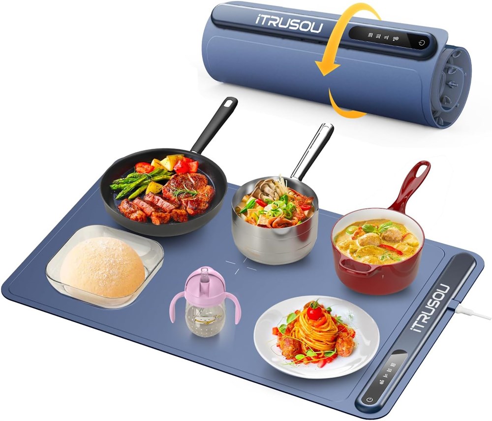 Dollar.Bid - Electric Warming Tray - Whole-Surface Heating, Rollable ...