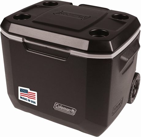 Dollar.Bid - Coleman Portable Rolling Cooler | 50 Quart Xtreme 5 Day ...