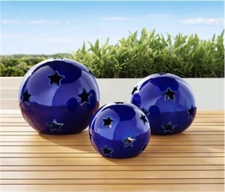 Dollar.Bid - Member's Mark Ceramic Globe LED Lighting, Set of 2 **see ...