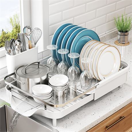 Dollar.Bid - Dish Drying Rack - Expandable Dish Rack