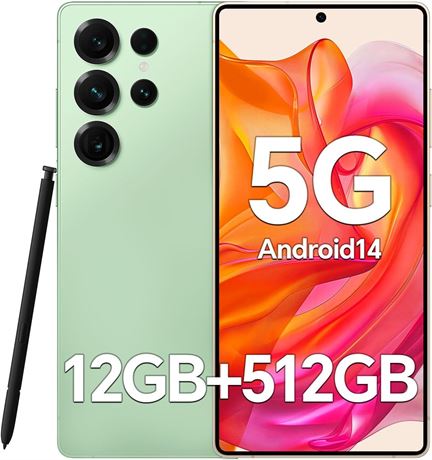 Dollar.Bid - P25 Ultra Unlocked Phones,Built-in Pen Smartphone,12+512GB ...