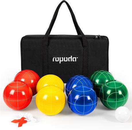 Dollar.Bid - ropoda 100mm Bocce Ball Set Regulation Size and Weight ...