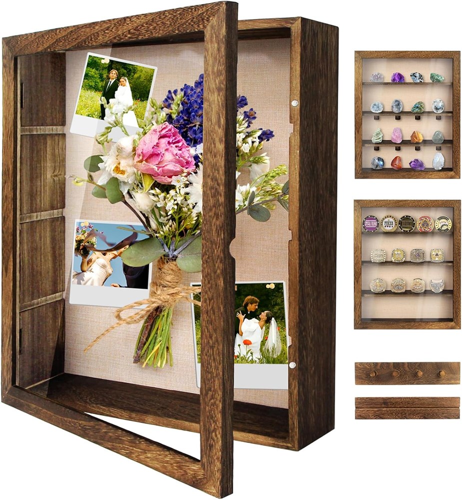 Dollar.Bid - Shadow Box Frame 11x14, Deep Shadow Box Display Case with ...