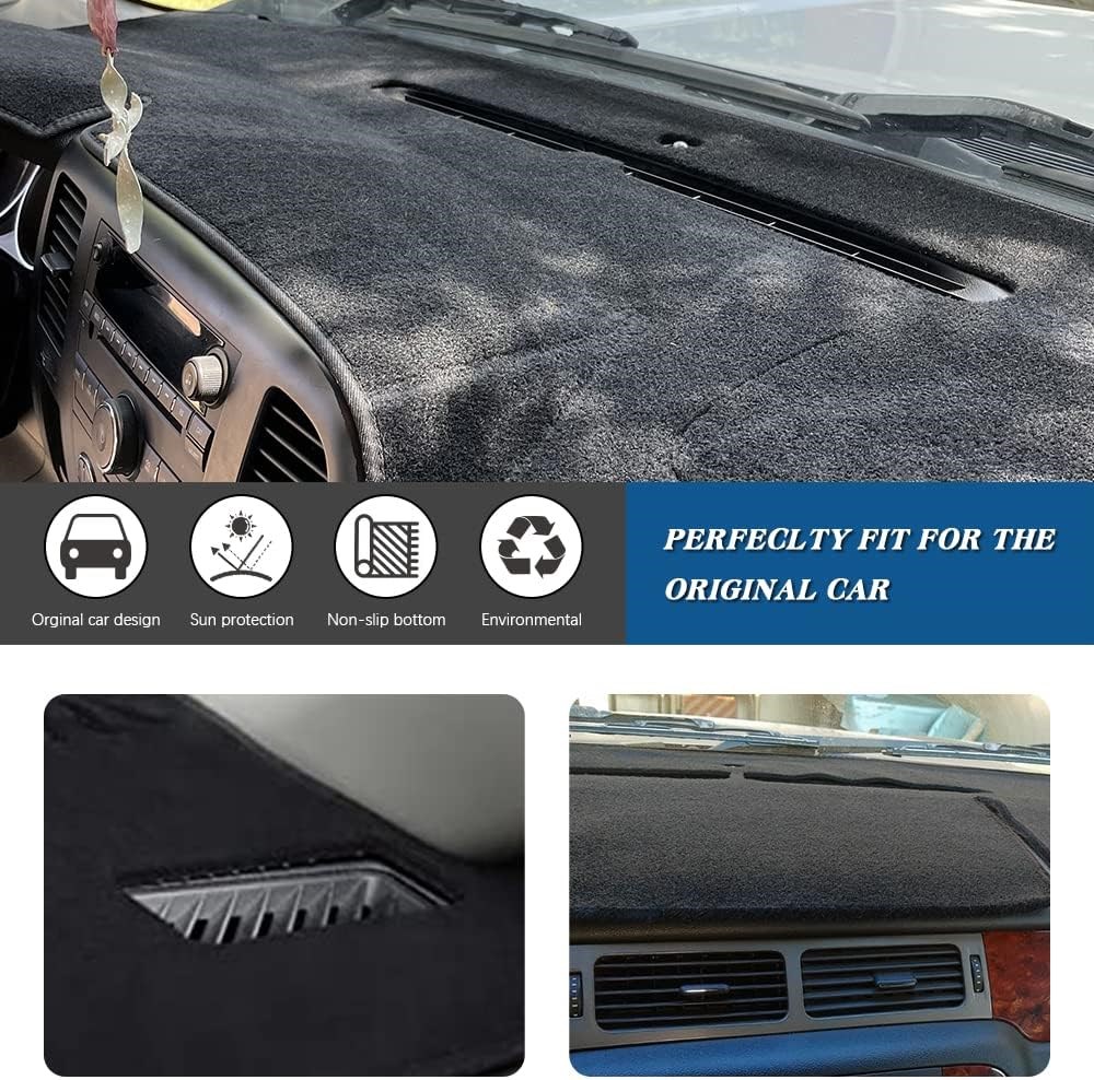 Dollar.Bid - Black Dashboard Dash Board Cover Mat Carpet Compatible ...