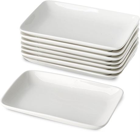 Dollar.Bid - XINLTC 8 Pieces 8 Inch Rectangular Appetizer Plates ...