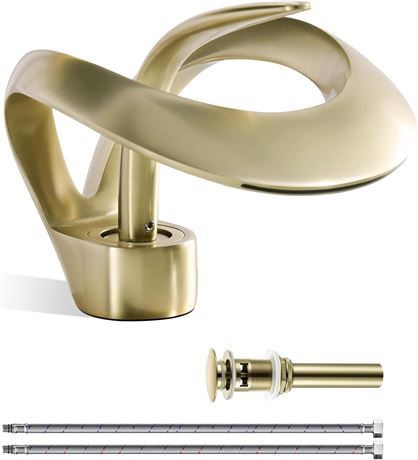 Dollar.Bid - Elegant Bathroom Sink Faucet Single Hole,AUU Waterfall ...