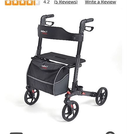 Dollar.Bid - Helios Choice of Color 4-Wheel Walker