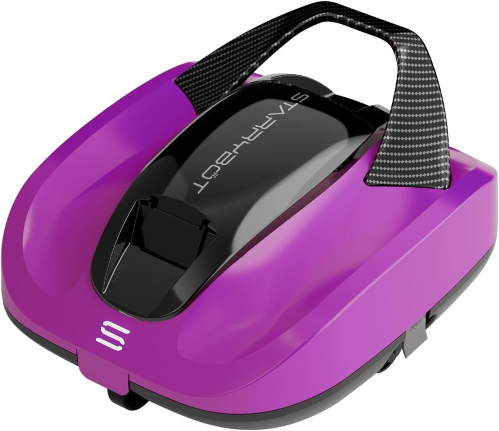 Dollar.Bid - Cordless Robotic Pool Cleaner (White), Portable Swimming ...